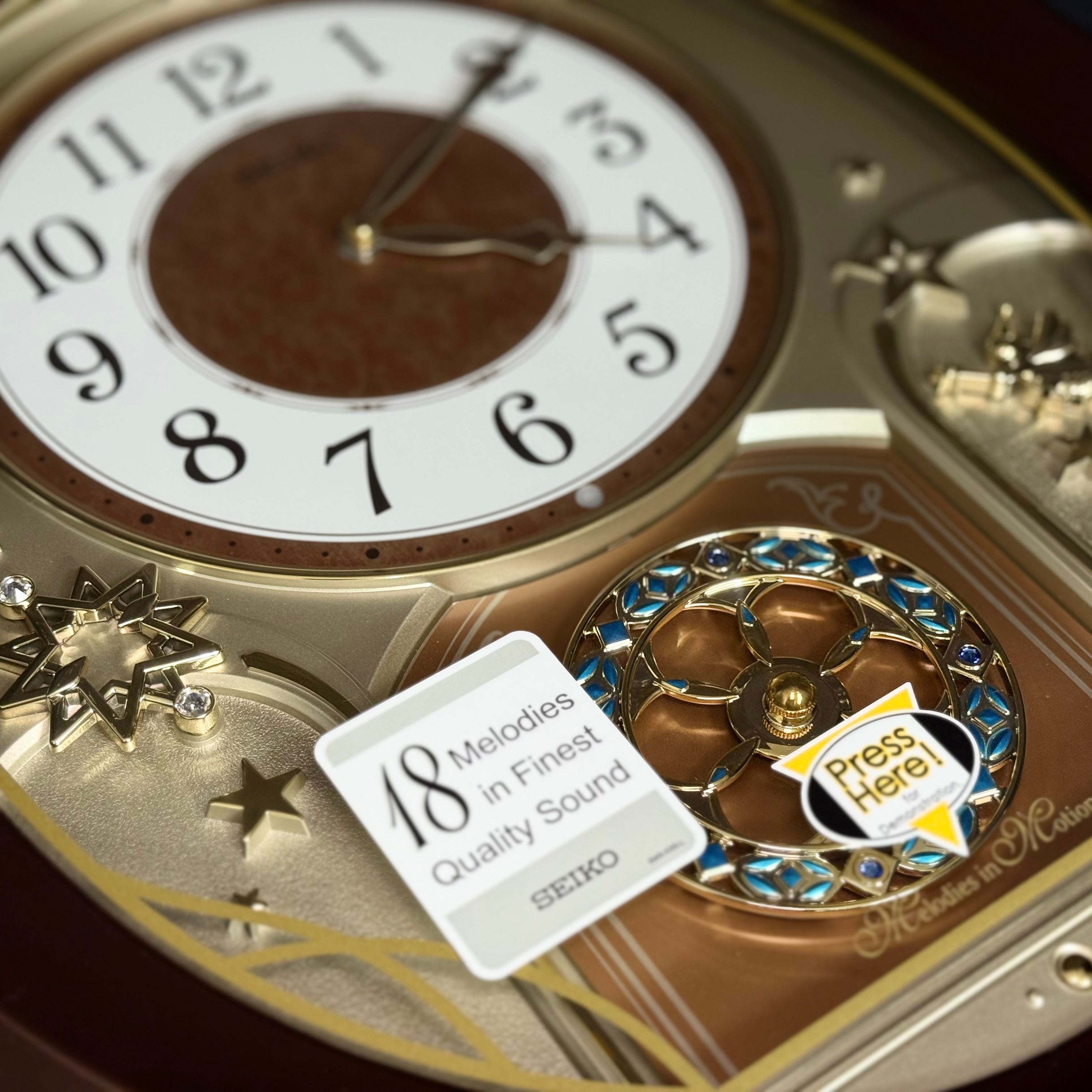 Seiko's Rotating Wheel Clocks – Timeless Moments Clocks