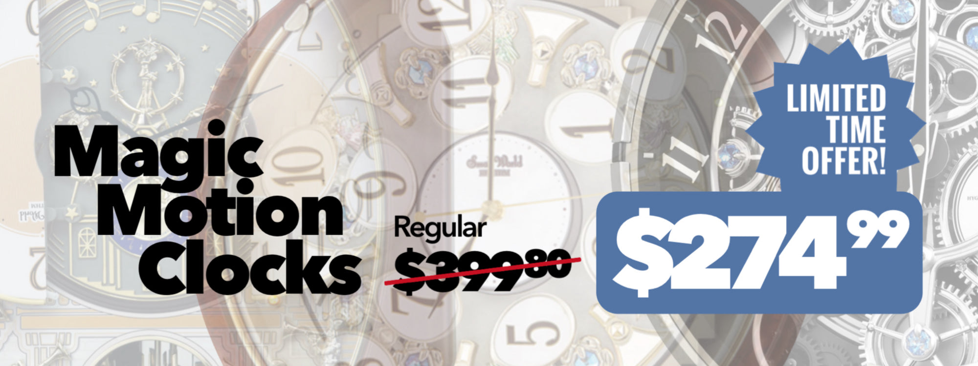 Limited Time Offer! – Timeless Moments Clocks
