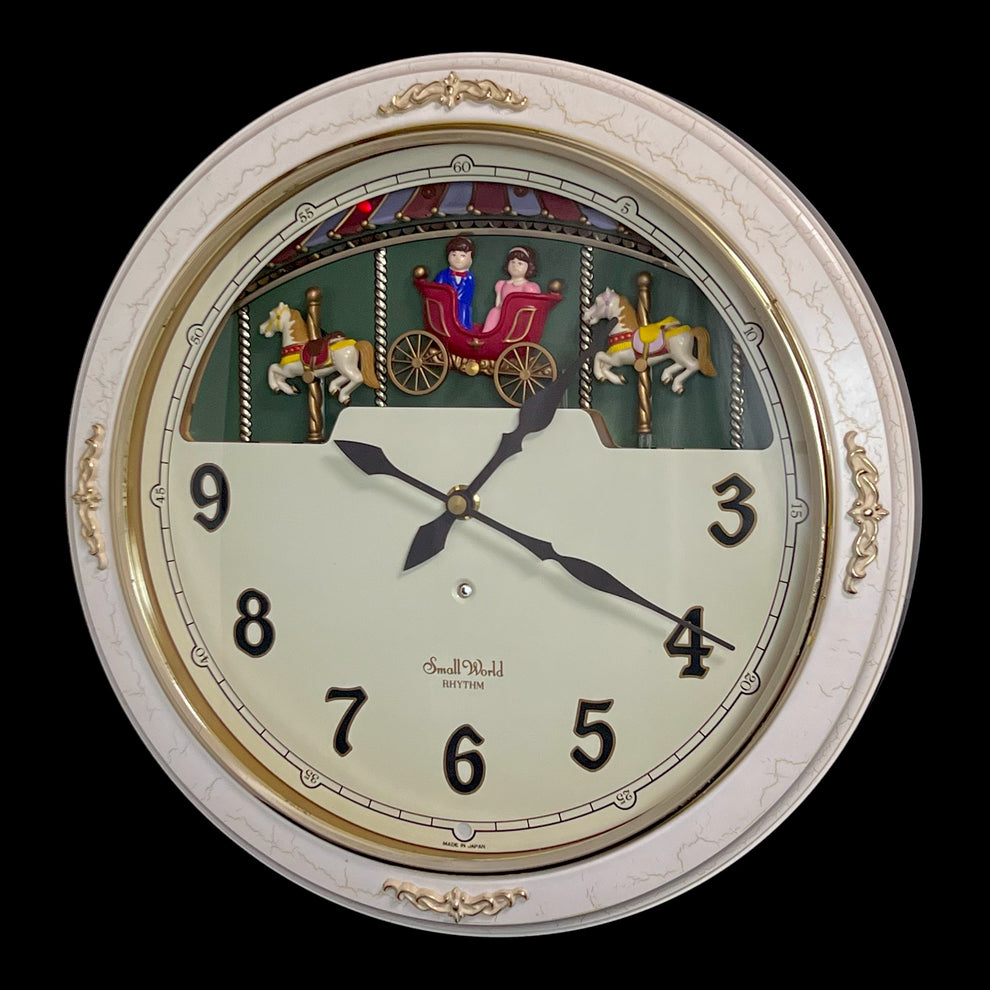Rhythm “Small World Ceremony 2” Magic Motion Musical Wall Clock with M ...