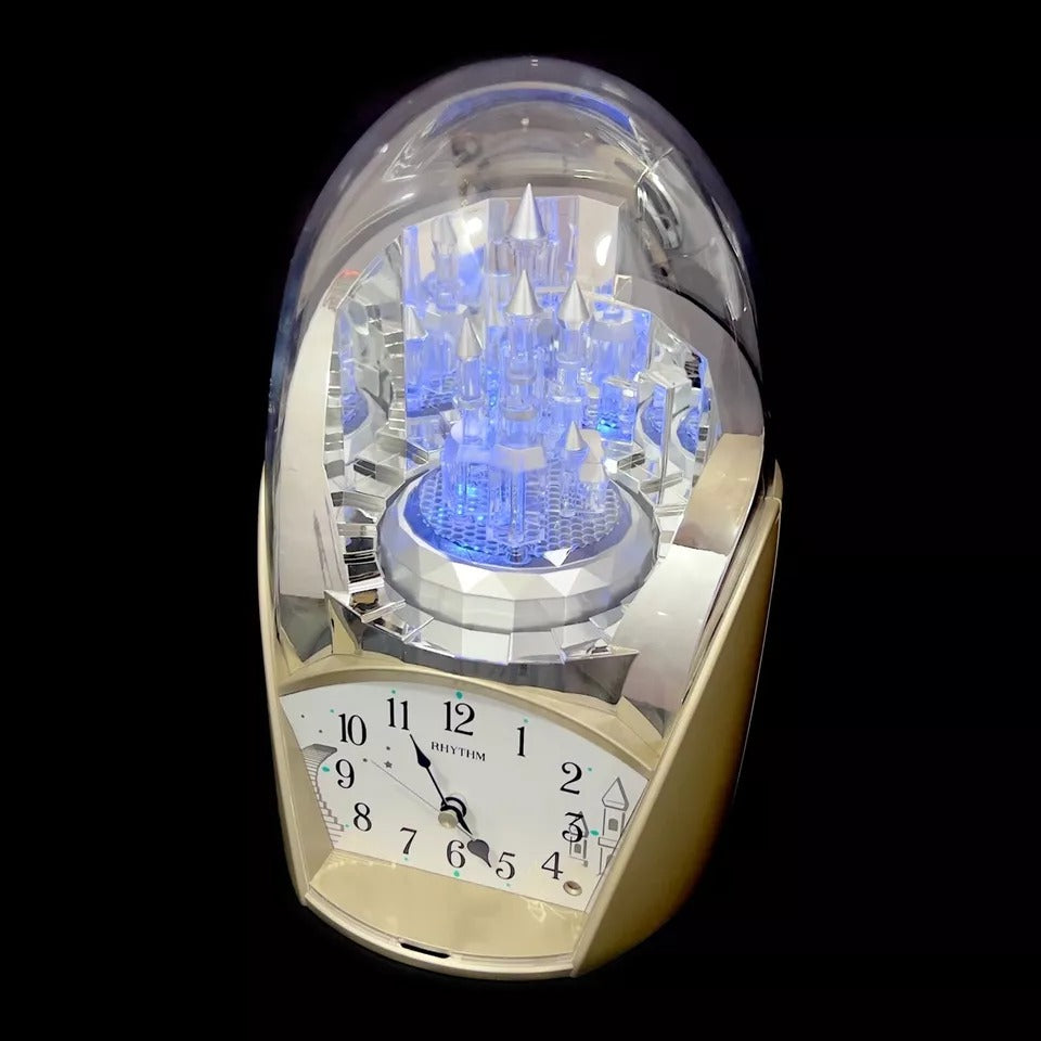 Rhythm "Twilight Castle" Musical Motion Mantel Clock with Multicolored – Timeless Moments Clocks