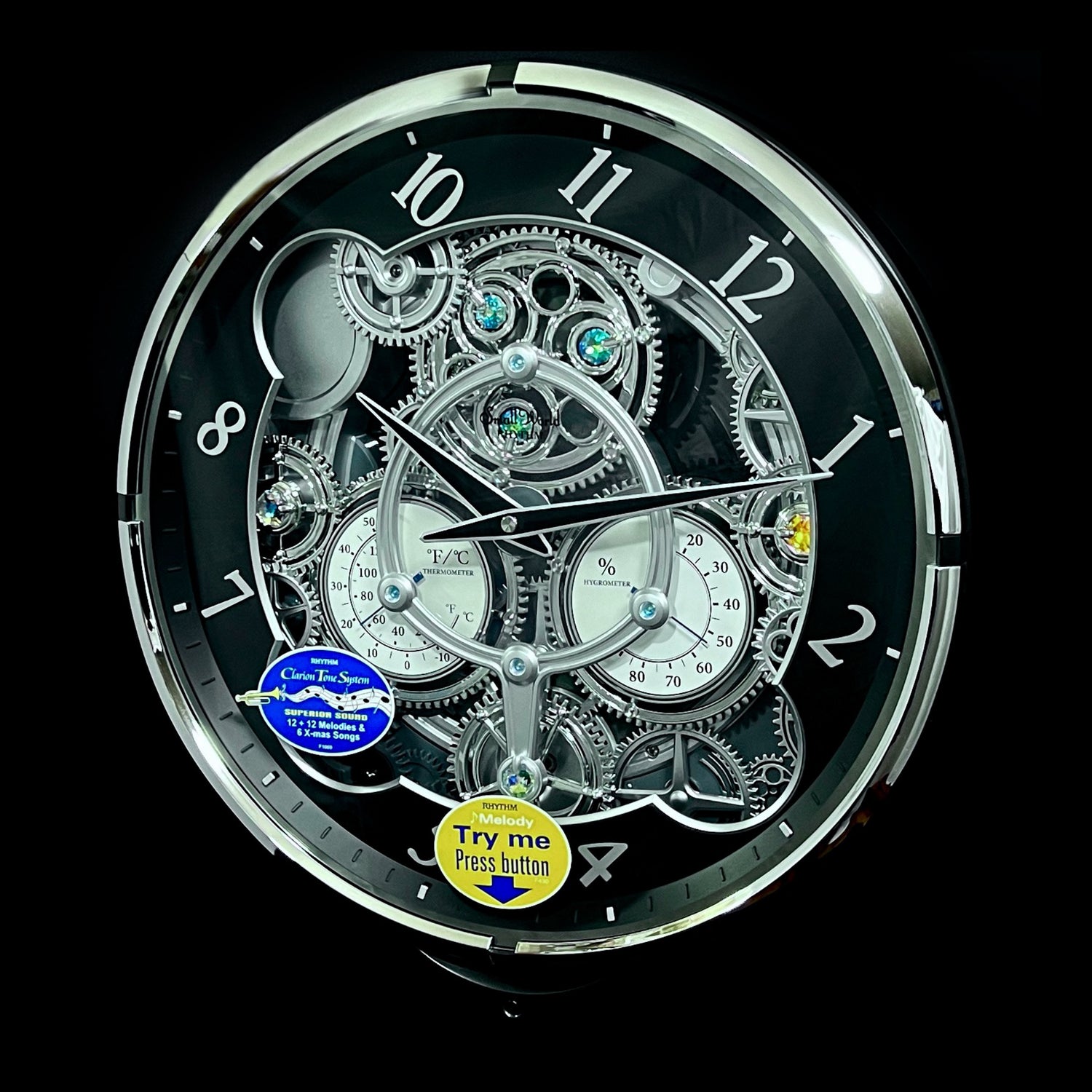 Gear Series | Magic Motion Clocks by Rhythm – Timeless Moments Clock Shop